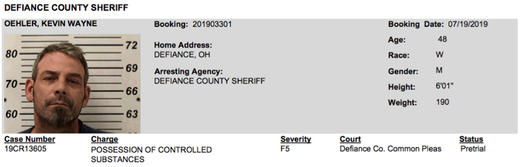 Kevin Oehler - CCNO | Booking Photos | crescent-news.com