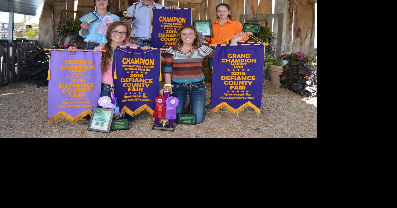 Swine show winners named at Defiance County Fair | Local Farm ...