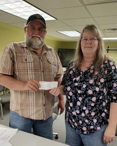 Receives donation | Local News | crescent-news.com