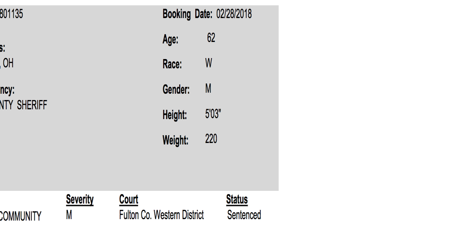 Timothy Holbrook | Booking Photos | crescent-news.com