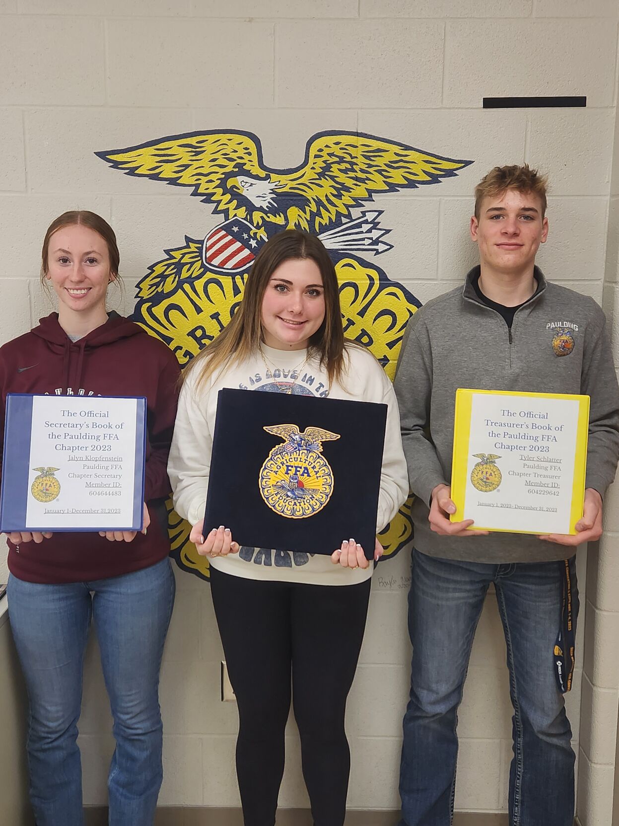 Paulding FFA recognized for officers' achievements | Local Farm ...