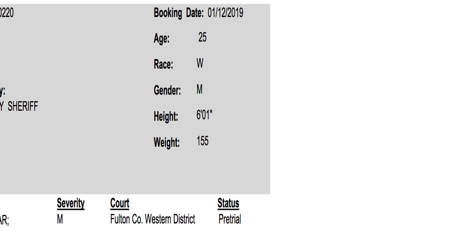 Steven Torok - CCNO | Booking Photos | crescent-news.com