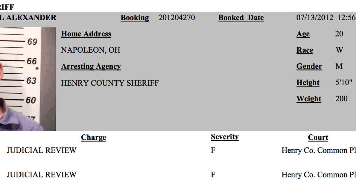 Samuel McCorkle - CCNO booking photo, July 14, 2012 | Booking Photos ...