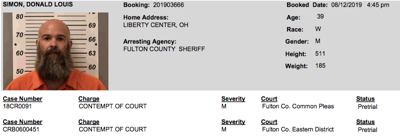 Donald Simon - CCNO | Booking Photos | crescent-news.com