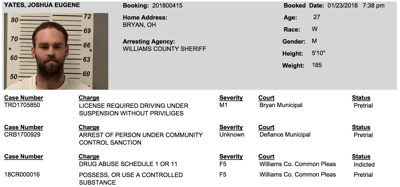 Joshua Yates | Booking Photos | crescent-news.com