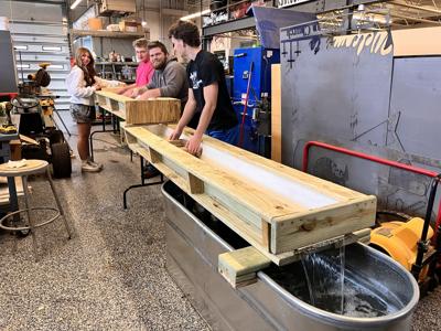 Stryker FFA students visit mining company, build mobile mining sluice ...