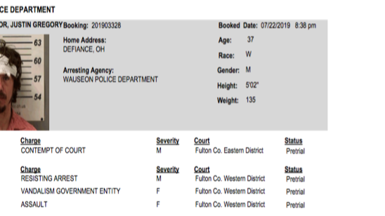 Justin Humphrey-Gainor - CCNO | Booking Photos | crescent-news.com