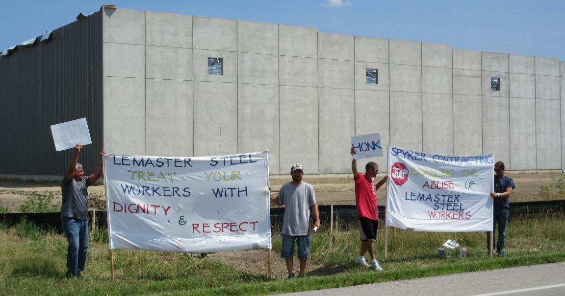 Strikers at spec building site in Defiance | Local Business | crescent ...