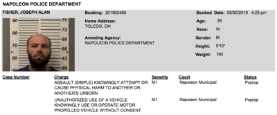 Joseph Fisher - CCNO | Booking Photos | crescent-news.com