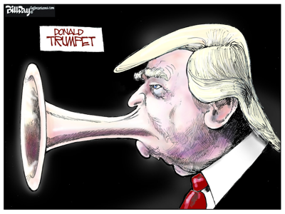 Editorial cartoon: Donald Trumpet | Opinion Columnists | crescent-news.com