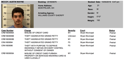 Austin McCoy | Booking Photos | crescent-news.com