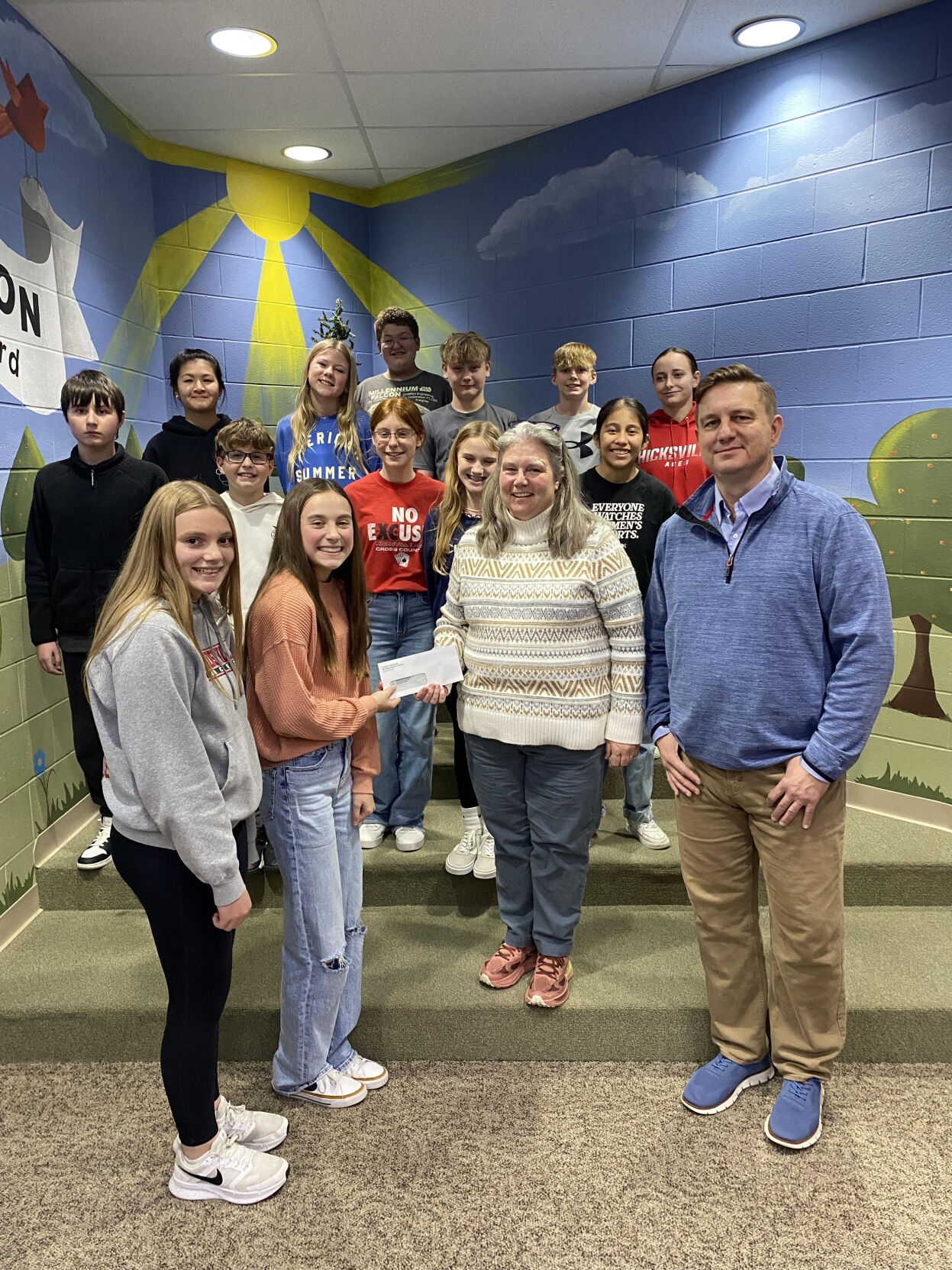 Hicksville donation | Local News | crescent-news.com