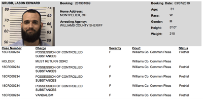 Jason Grubb - CCNO | Booking Photos | crescent-news.com