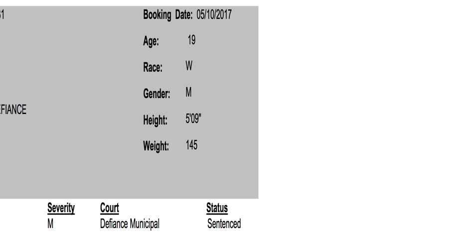 James Schindler | Booking Photos | crescent-news.com