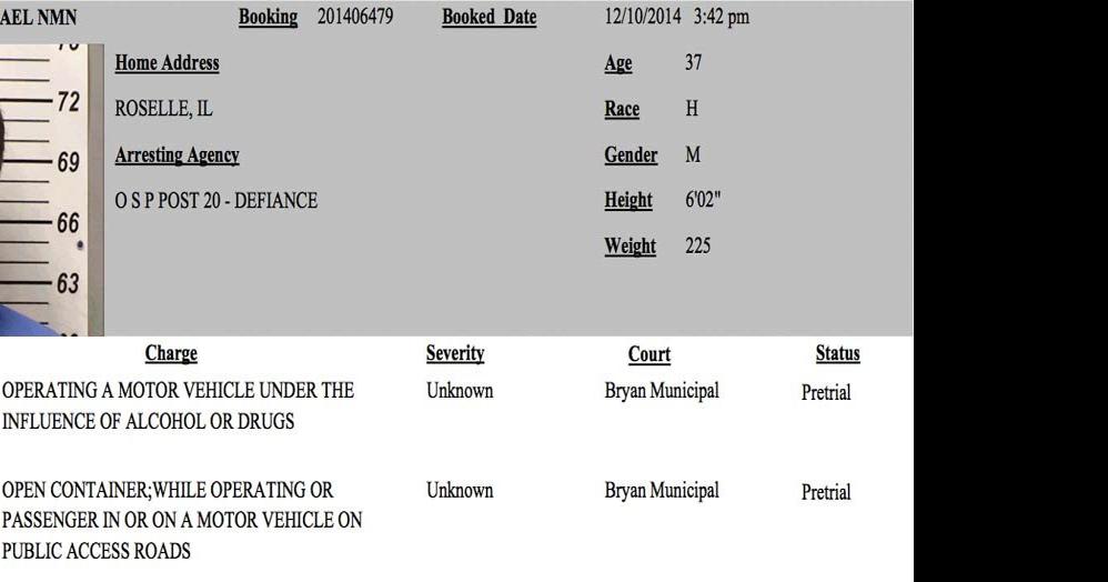 Ismael Cisneros-Ponce - CCNO booking photo - December 10, 2014 ...