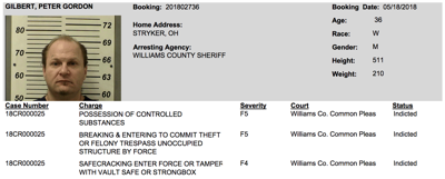 Peter Gilbert - CCNO | Booking Photos | crescent-news.com