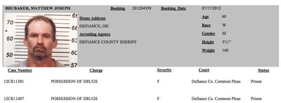 Matthew Brubaker - CCNO booking photo, July 19, 2012 | Booking Photos ...