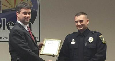 Napoleon officer honored by city for life-saving actions | Local News ...