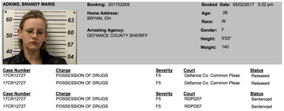 Brandy Adkins | Booking Photos | crescent-news.com