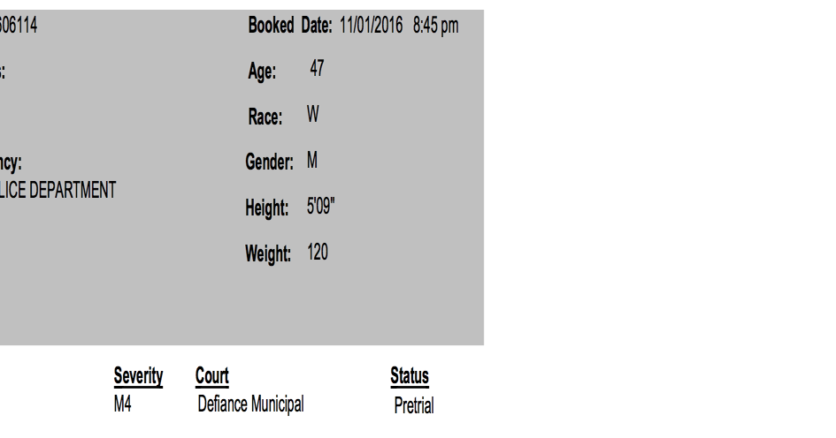 Daniel Utter | Booking Photos | crescent-news.com