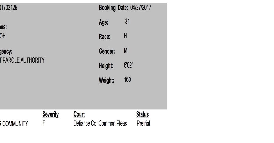 Dominic Torrez | Booking Photos | crescent-news.com