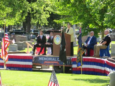 Brunner offers message of sacrifice, perseverance at Riverside ceremony ...