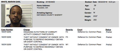 Marvin White - CCNO | Booking Photos | crescent-news.com