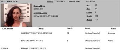 April Hill - CCNO booking photo - 07-18-13 | Booking Photos | crescent ...