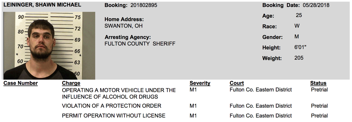 Shawn Leininger - CCNO | Booking Photos | crescent-news.com