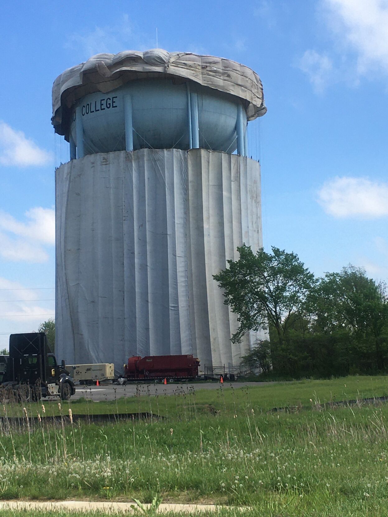 Water tower repaint | Local News | crescent-news.com