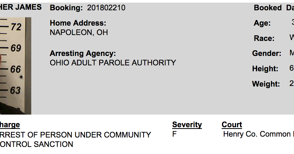 Christopher Borstelman | Booking Photos | crescent-news.com