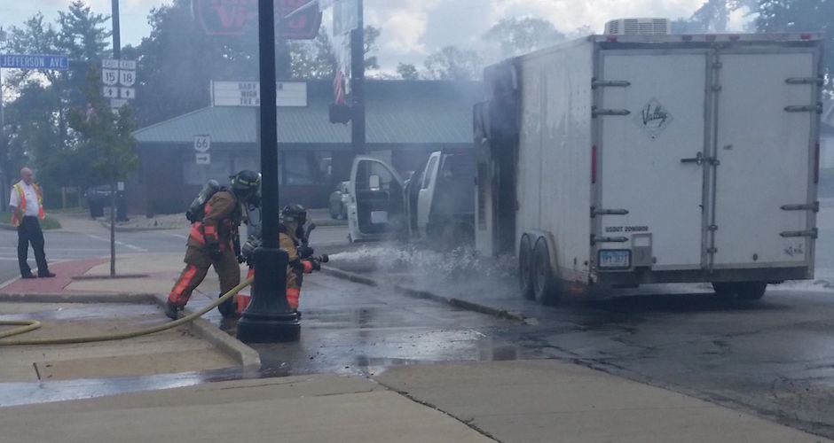 Cargo trailer destroyed near downtown Defiance by fire | Local News ...