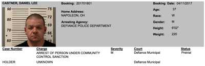 Daniel Castner | Booking Photos | crescent-news.com