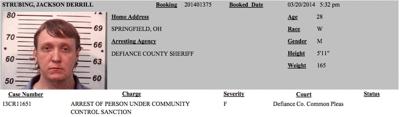 Jackson Strubing - CCNO booking photo - March 20, 2014 | Booking Photos | crescent-news.com