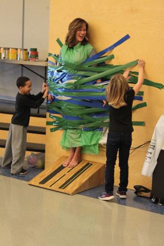 Defiance Elementary School raises funds, students duct tape principal ...