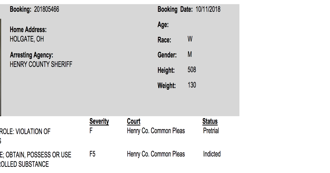 Mark Osborne - CCNO | Booking Photos | crescent-news.com