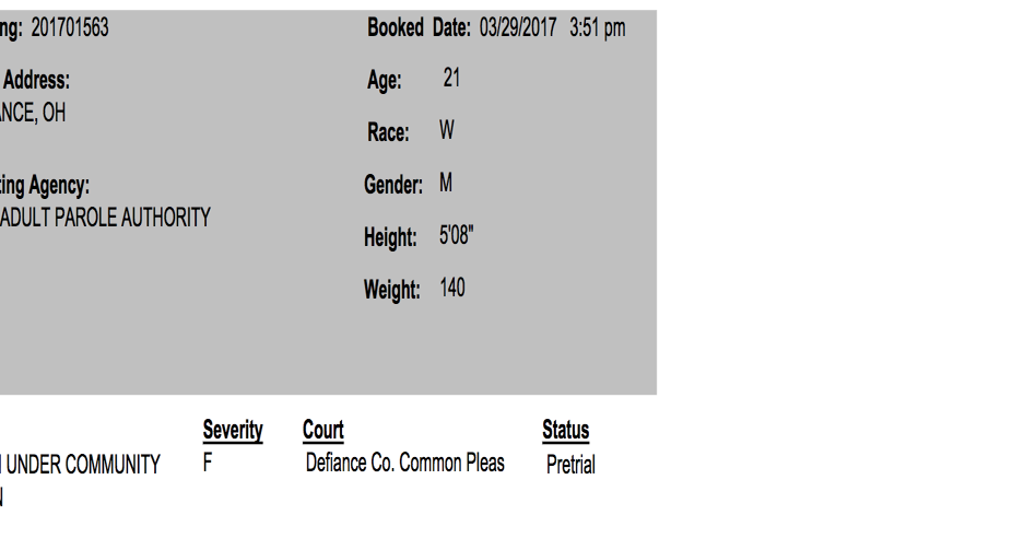 Nathanial Jacob | Booking Photos | crescent-news.com