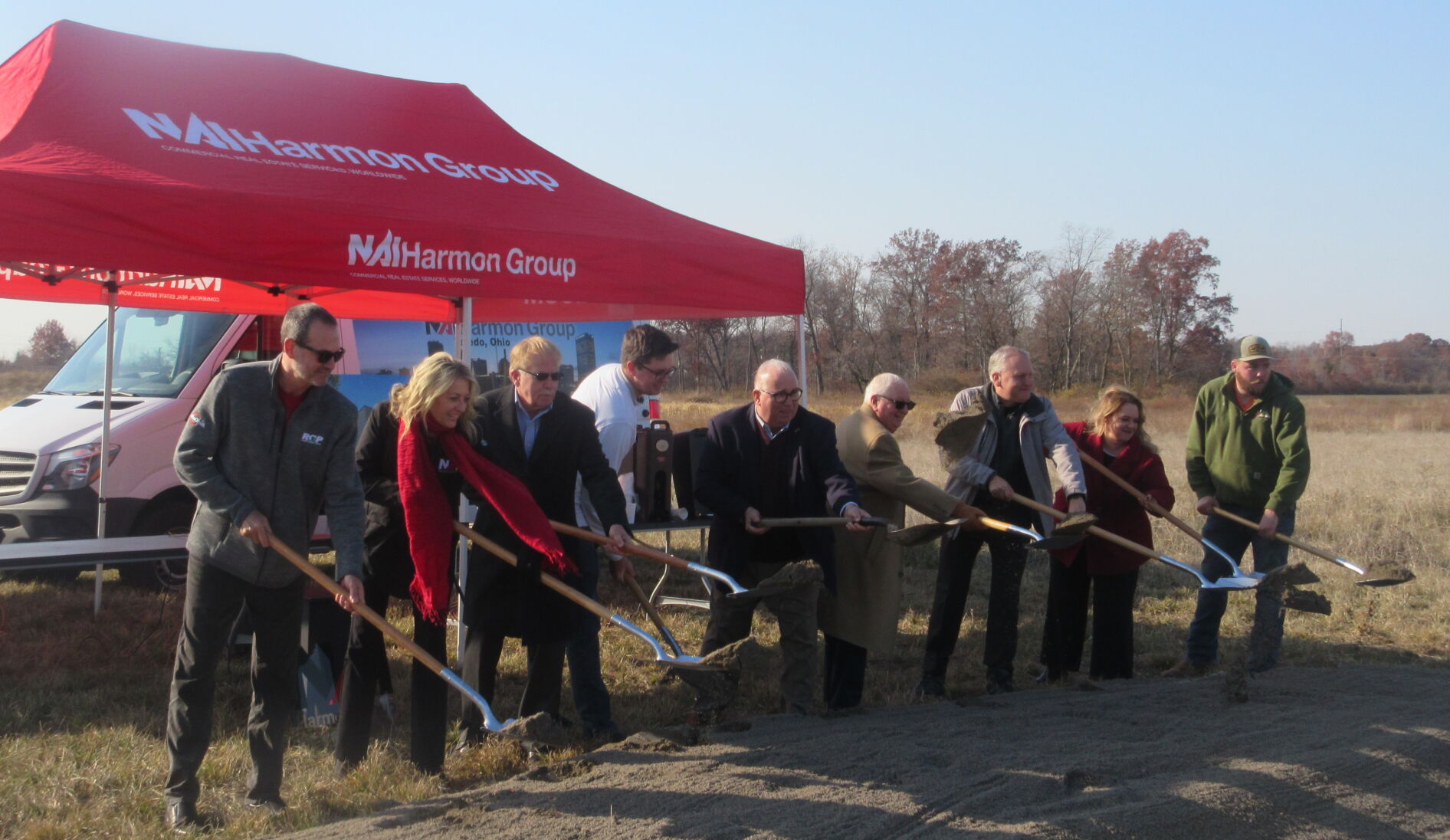 Groundbreaking held for new building in Harmon Business Park | Local ...