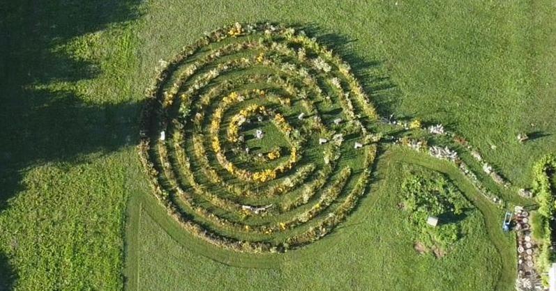 Local woman constructs labyrinth for community | Local Religion ...
