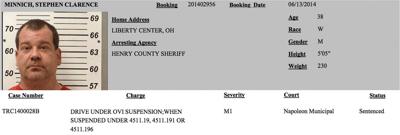 Stephen Minnich - CCNO booking photo - June 13, 2014 | Booking Photos ...