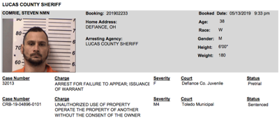 Steven Comrie - CCNO | Booking Photos | crescent-news.com