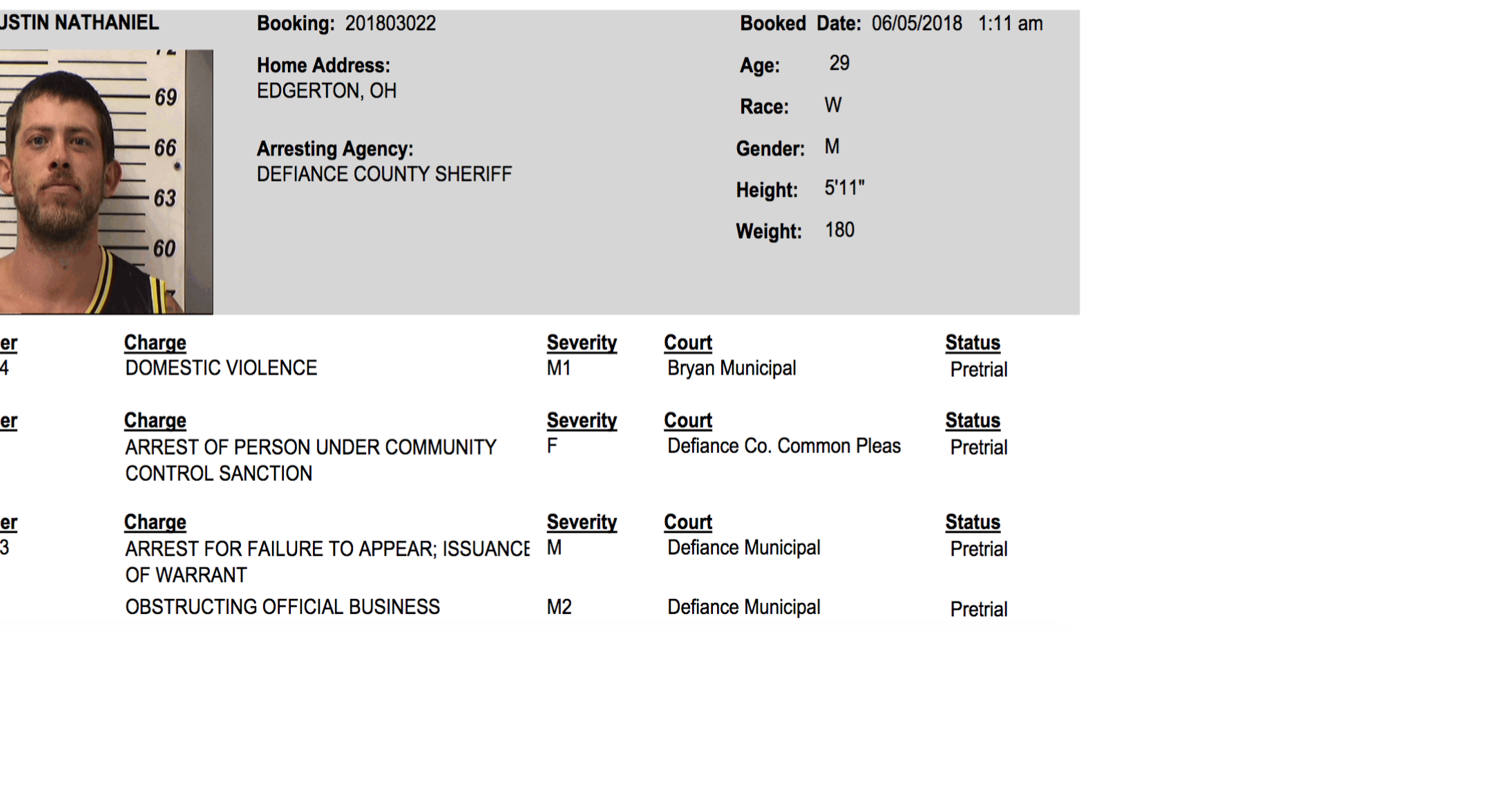 Justin Custer - CCNO | Booking Photos | crescent-news.com