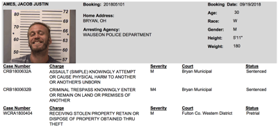 Jacob Ames - CCNO | Booking Photos | crescent-news.com