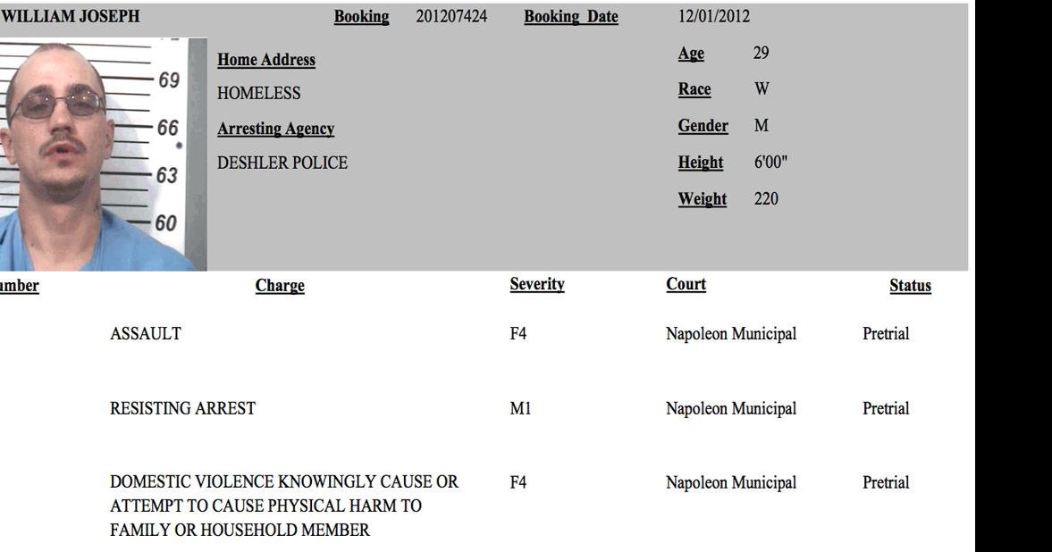 William Rader - CCNO booking photo - Dec. 1, 2012 | Booking Photos ...