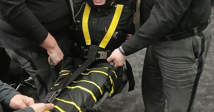 Some law enforcement using new restraining device to help avert trouble ...