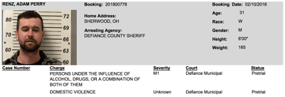 Adam Renz | Booking Photos | crescent-news.com