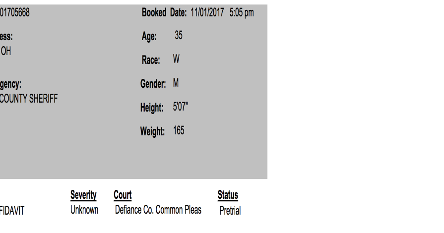 Paul Lytle | Booking Photos | crescent-news.com