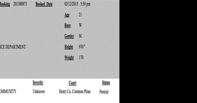 Timothy Rhoads - CCNO booking photo - February 12, 2015 | Booking ...