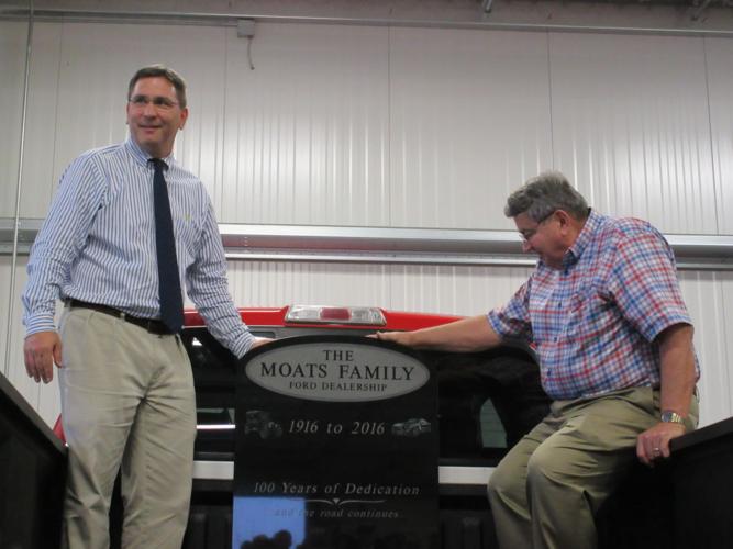 Employees honor Moats family with marker | Local Business | crescent ...