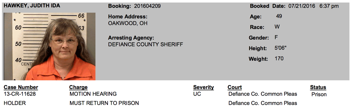 Judith Hawkey | Booking Photos | crescent-news.com